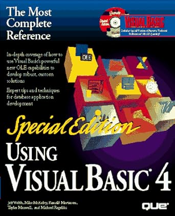 Amazon.com: Special Edition Using Visual Basic 4: 9781565299986: Taylor ...