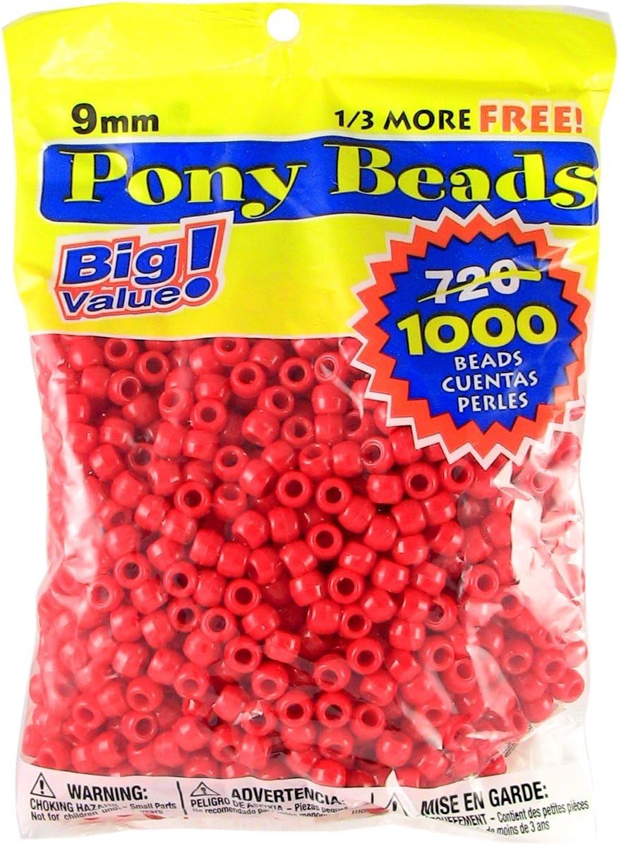 Amazon.com: RED CROW BEADS PONY BEADS : Arts, Crafts & Sewing