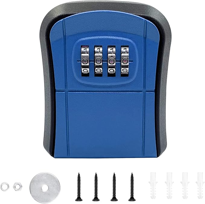 thirei Schlüsseltresor, mit Zahlencode für Draußen， 4-Stelliger ...