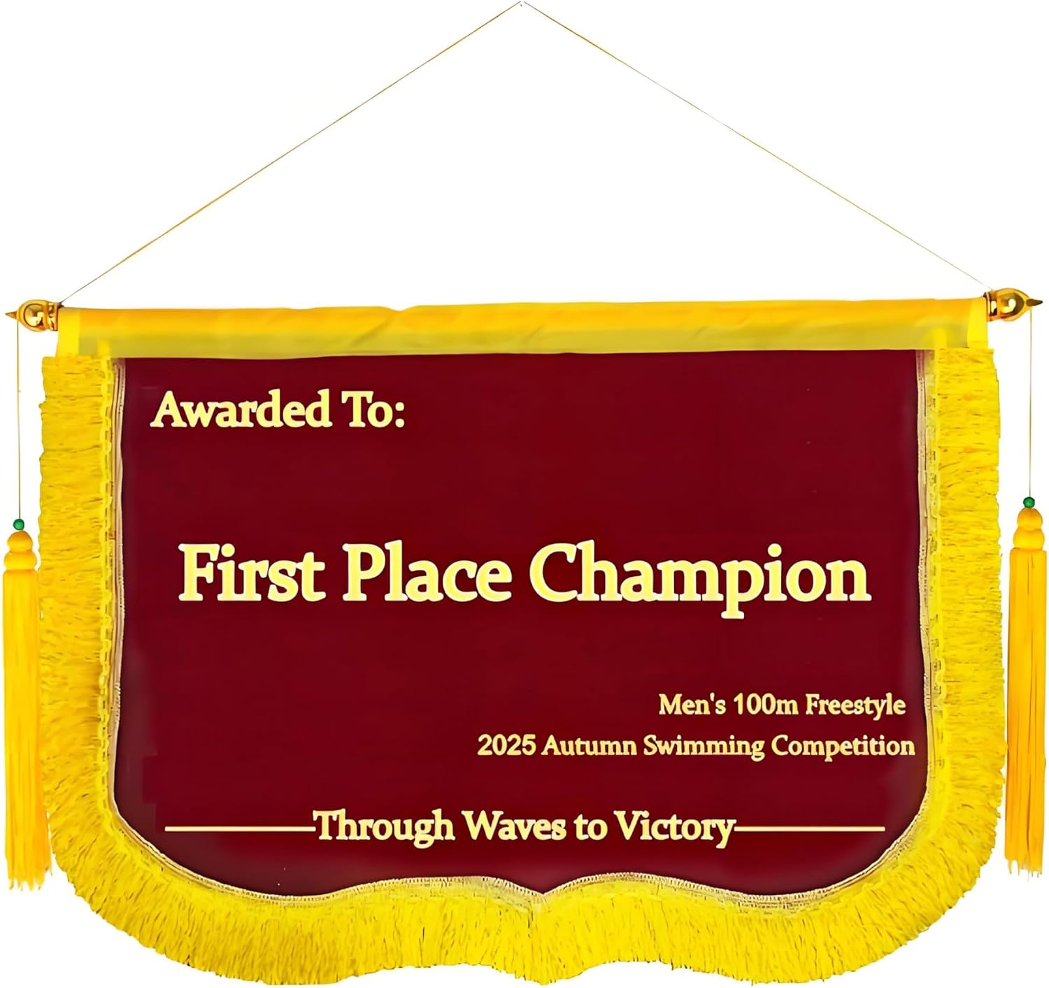 Amazon.com: Custom Honor Banners & Awards - Personalized Thank You ...