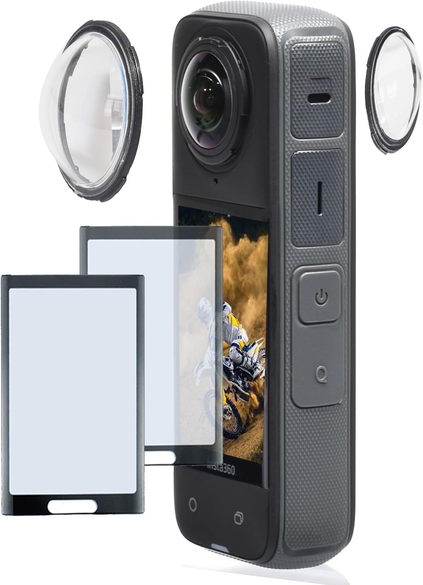 Amazon.com: Insta360 X4 Lens Guards Set (Glass-Premium), Clear ...