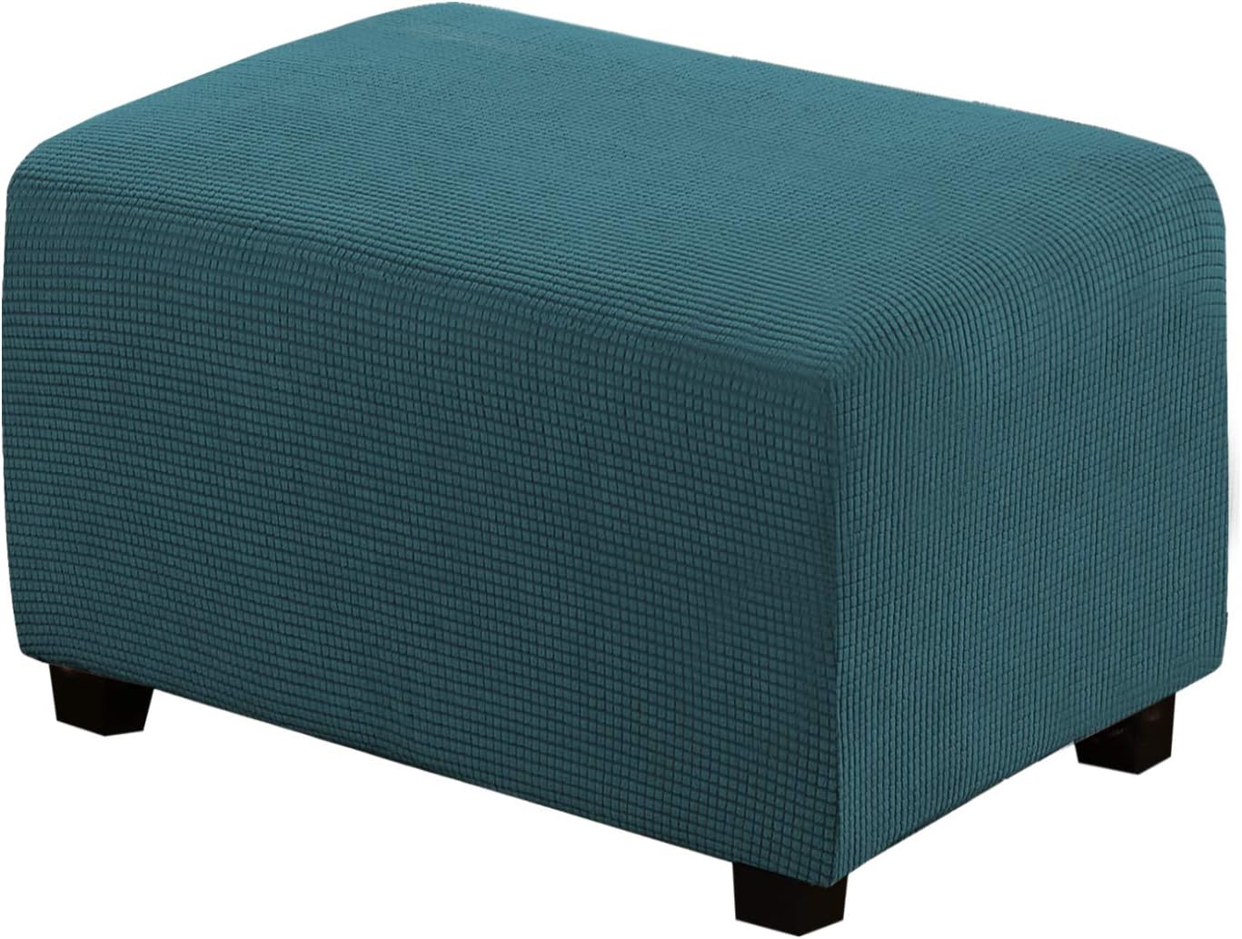 Amazon.com: H.VERSAILTEX Ottoman Cover Slipcover Rectangle Fit Length ...