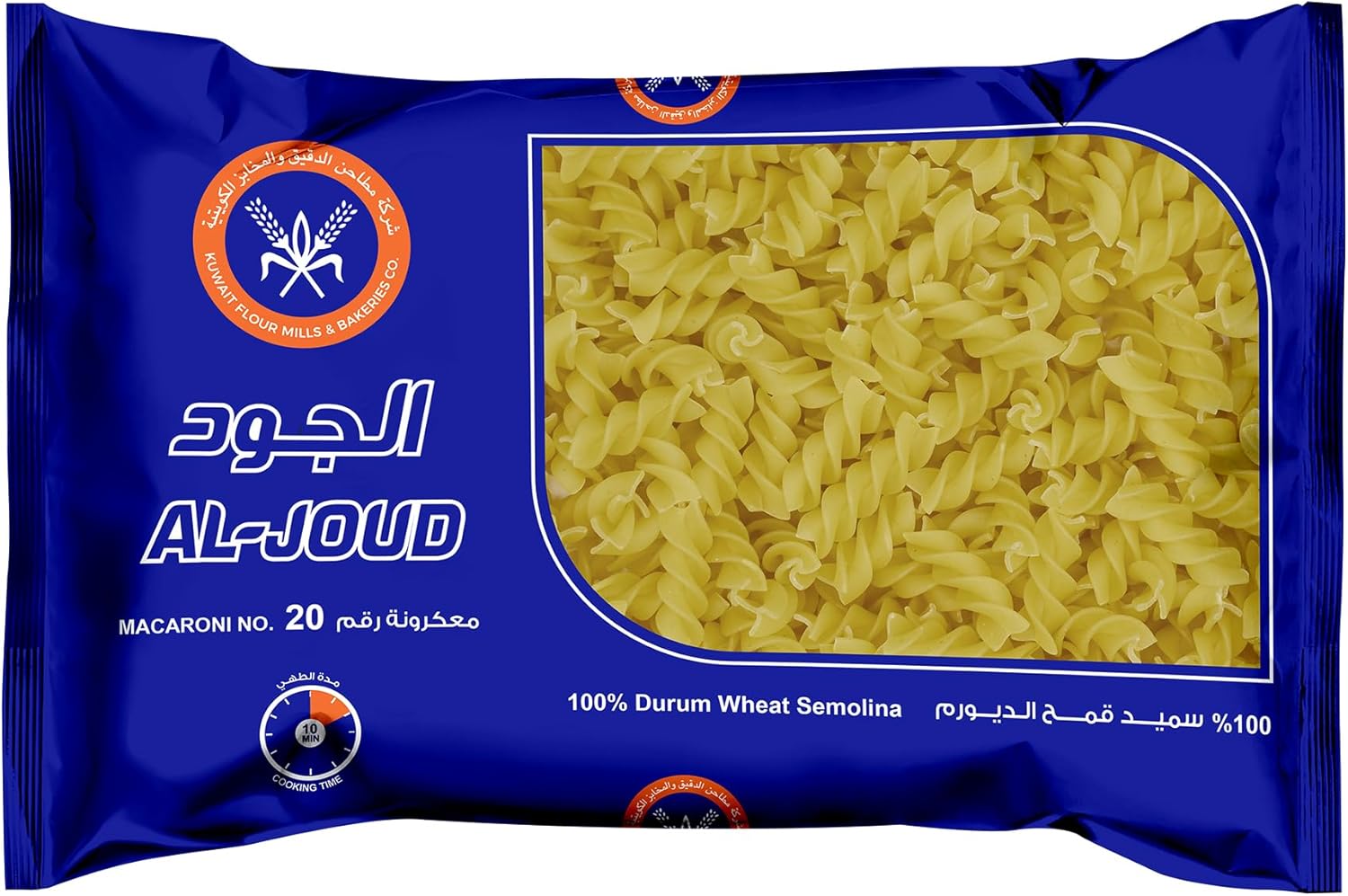 Al Joud Fusilli Pasta Macaroni No.20 400 g : Buy Online at Best Price ...