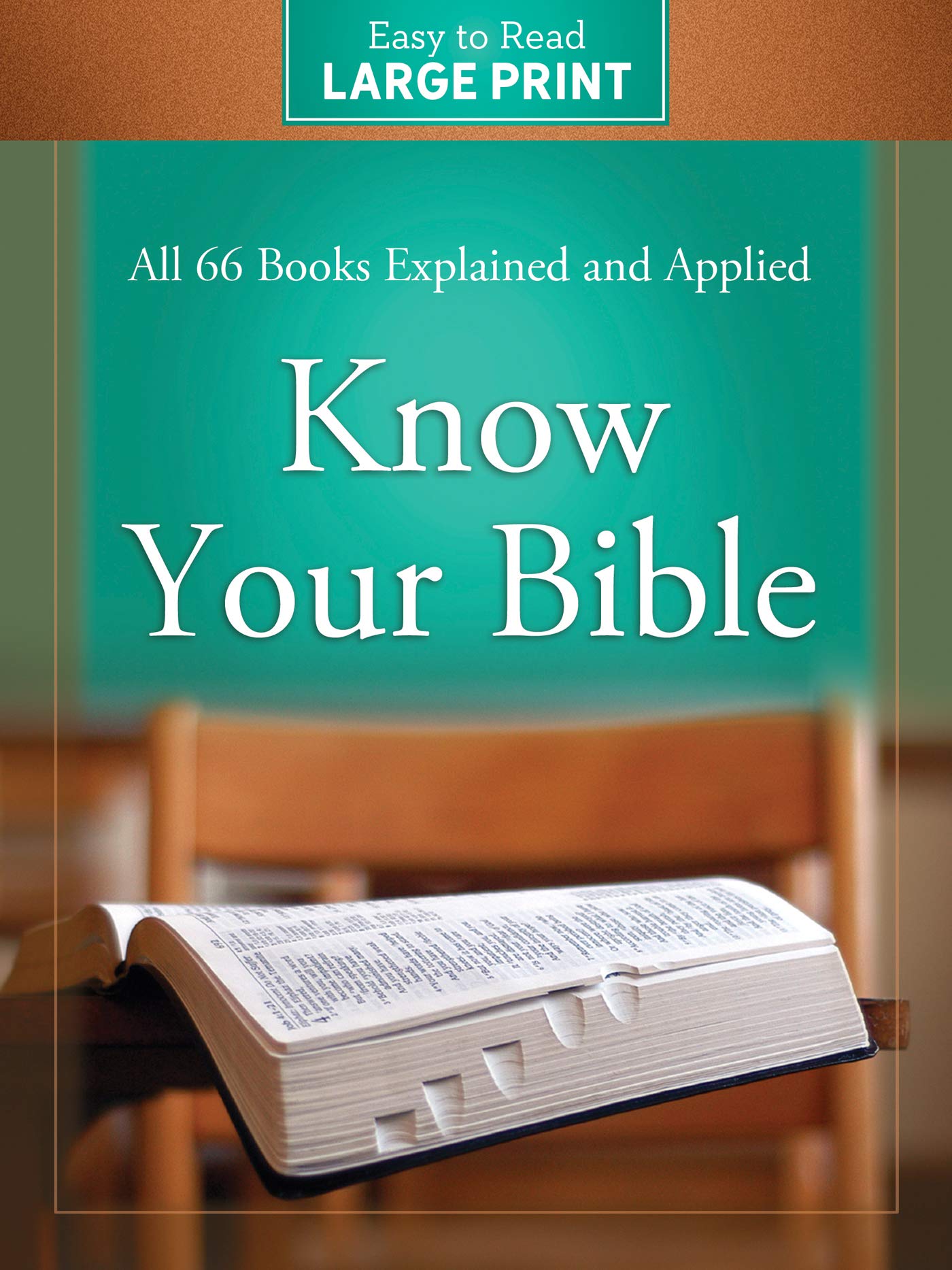 Amazon.com: Know Your Bible Large Print Edition: 9781643526294: Kent ...