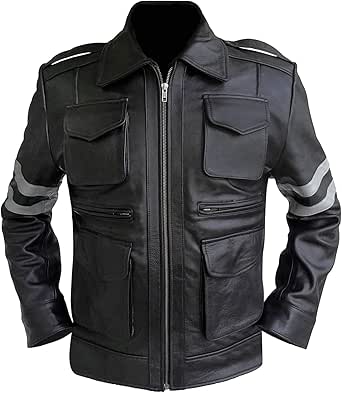Leather Verse Resident Superhero Evil Black Pu Faux Leather Jacket for ...