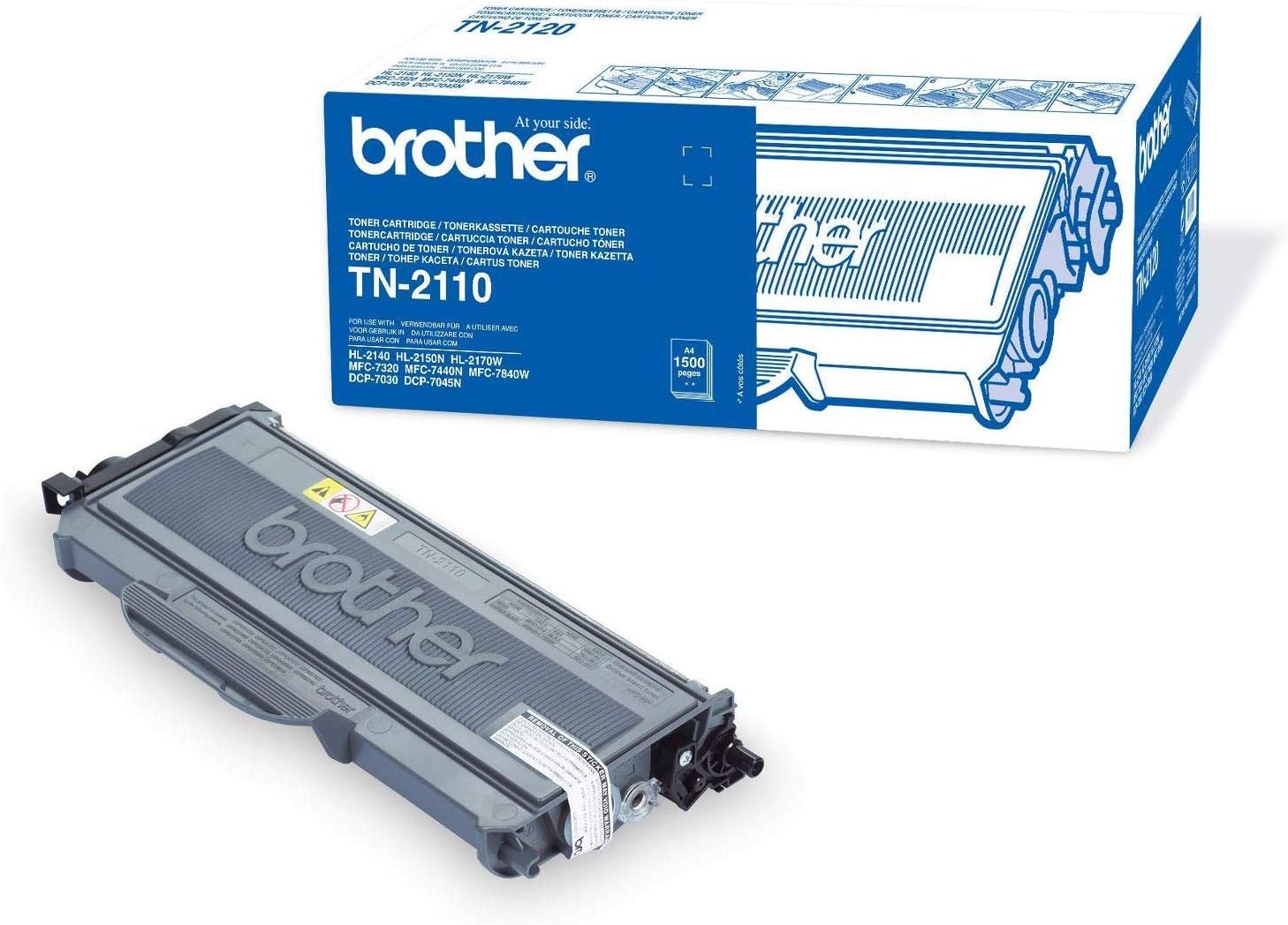BROTHER TN-2510 Toner Cartridge, Black, Single Pack, Standard Yield ...