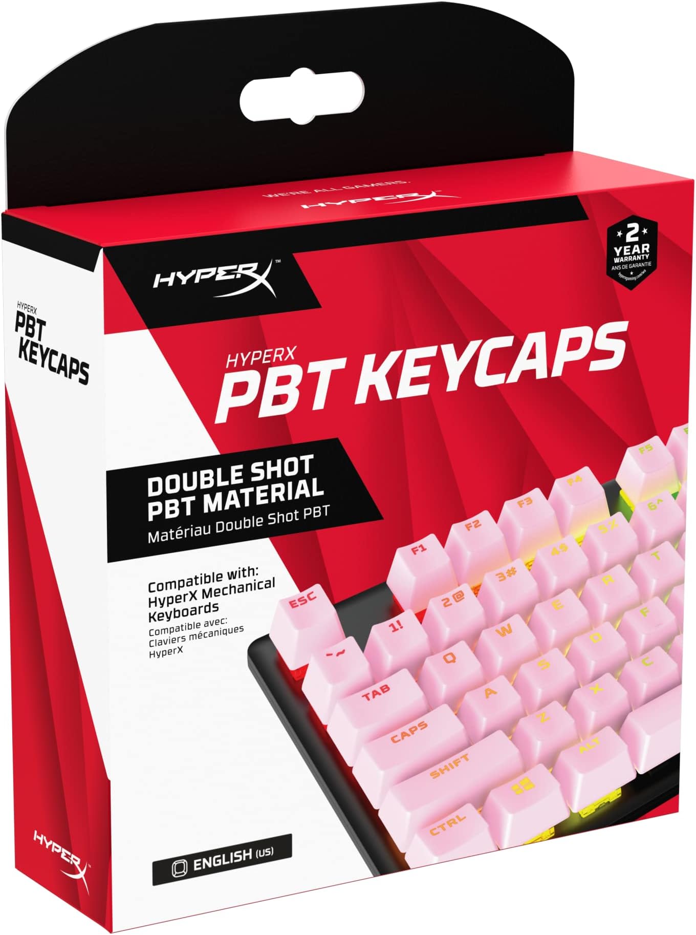 Amazon.in: Buy HyperX PBT Keycaps – Full Key Set, Double Shot PBT ...