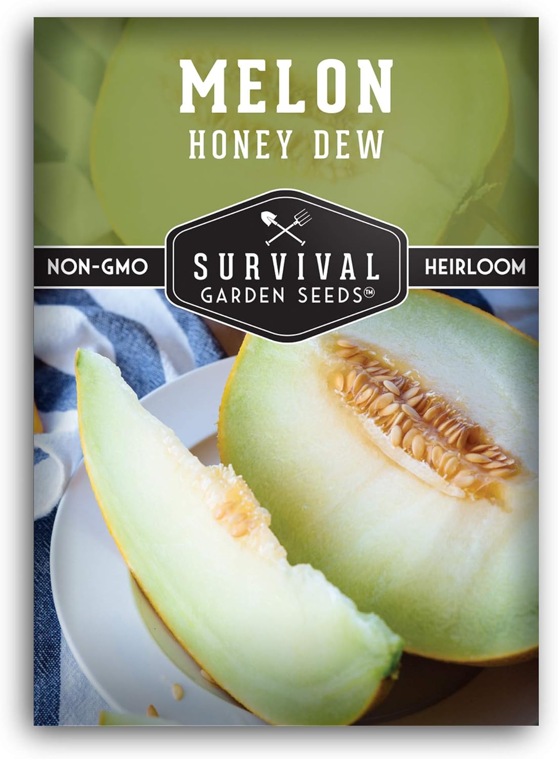 Amazon.com : Survival Garden Seeds 1 Packet Honeydew Melon Seeds for ...