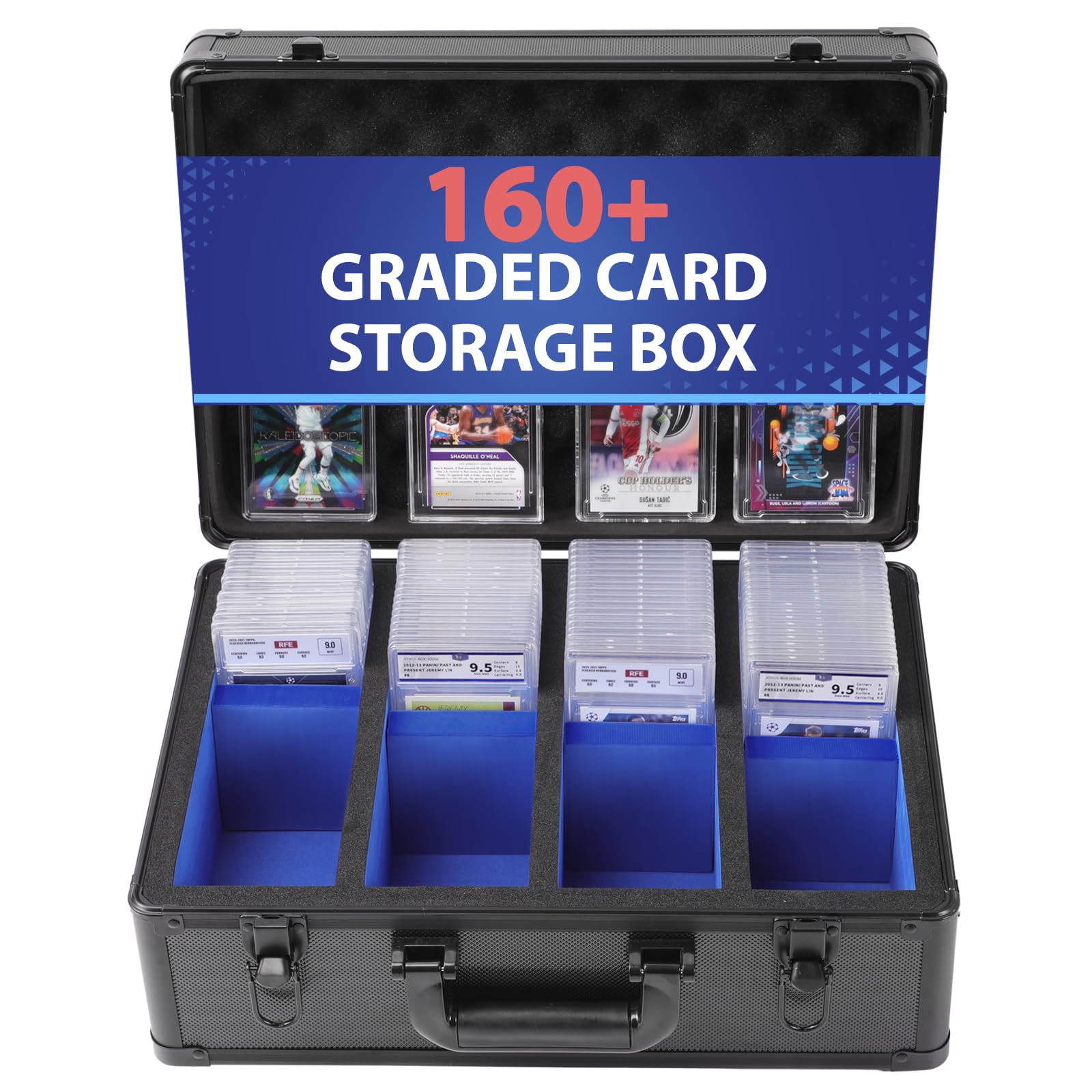 Amazon.com: MOJOHAND (2024 New Upgrade) Graded Sports Card Storage Box ...