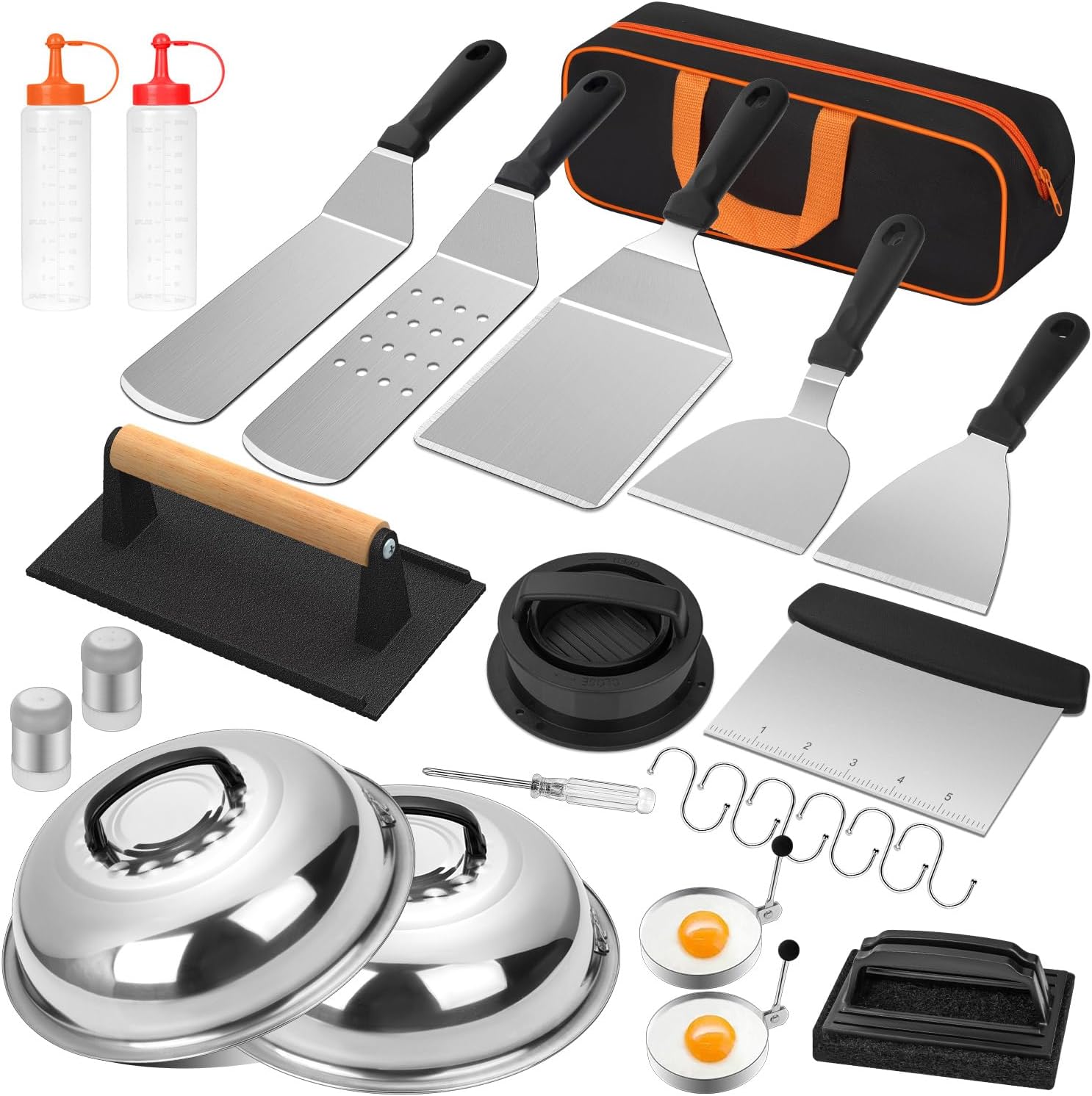 Amazon.com : Griddle Accessories Kit, 25PCS Flat Top Grill Accessories ...
