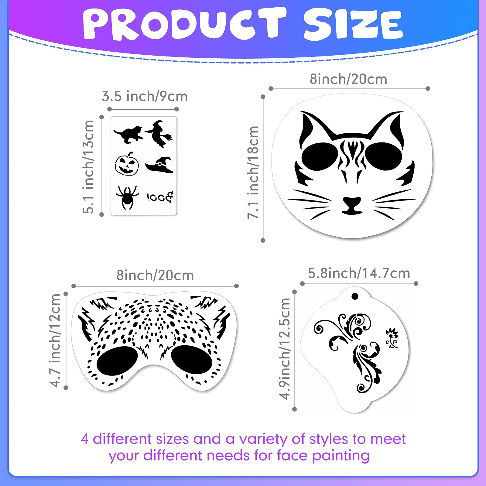 Face Paint Templates Printable