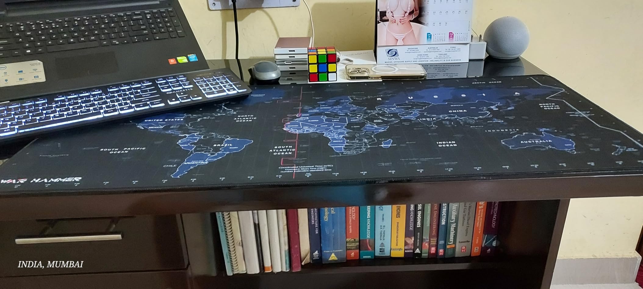 WAR HAMMER Large Extended XXL Gaming Mouse Pad with Non-Slip Rubber ...