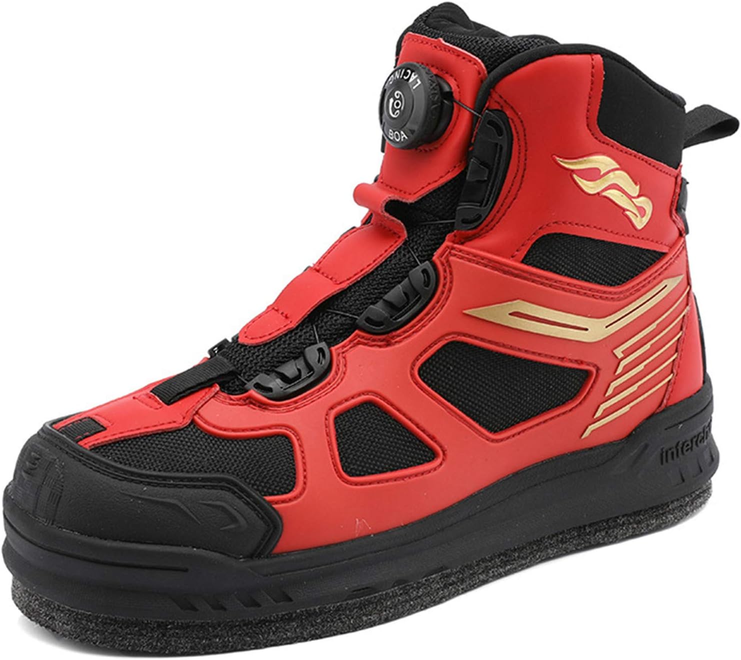 Men's Waterproof Fishing Boots Wading Sneakers Lightweight Felt Sole ...