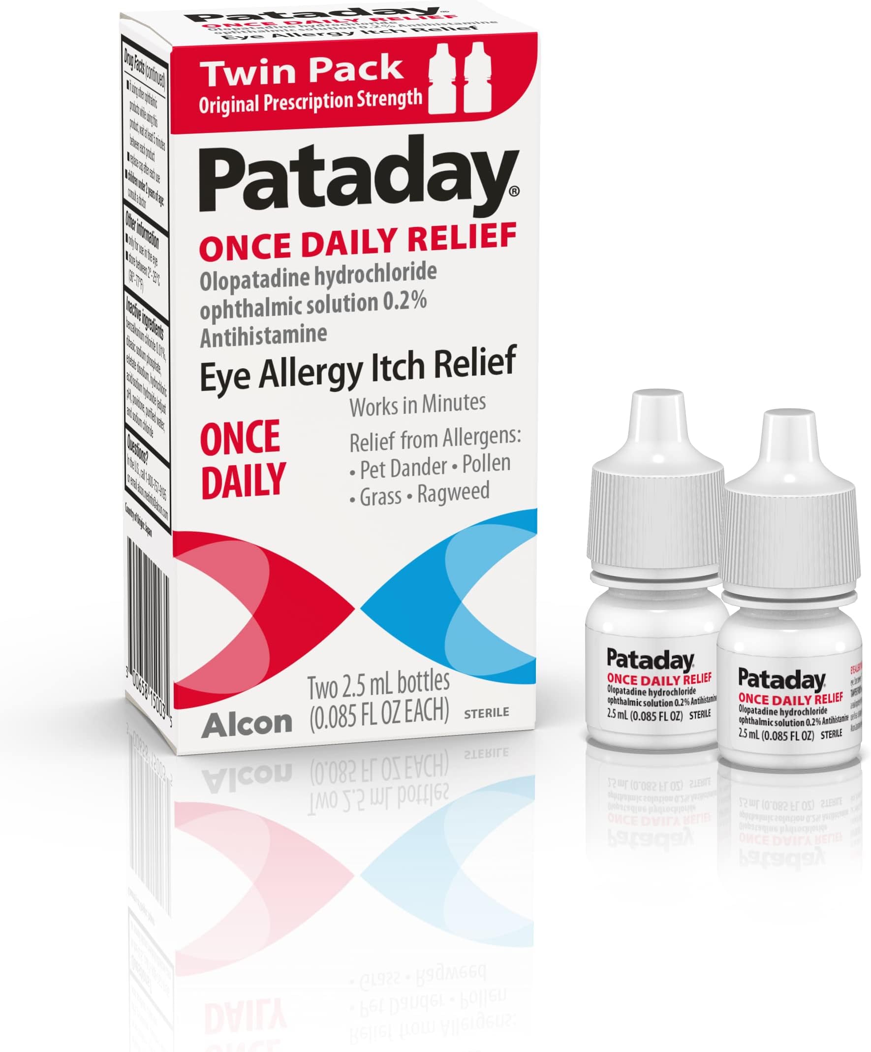 Amazon.com: Alaway Allergy Eye Itch Relief Drops 10mL Twin Pack ...