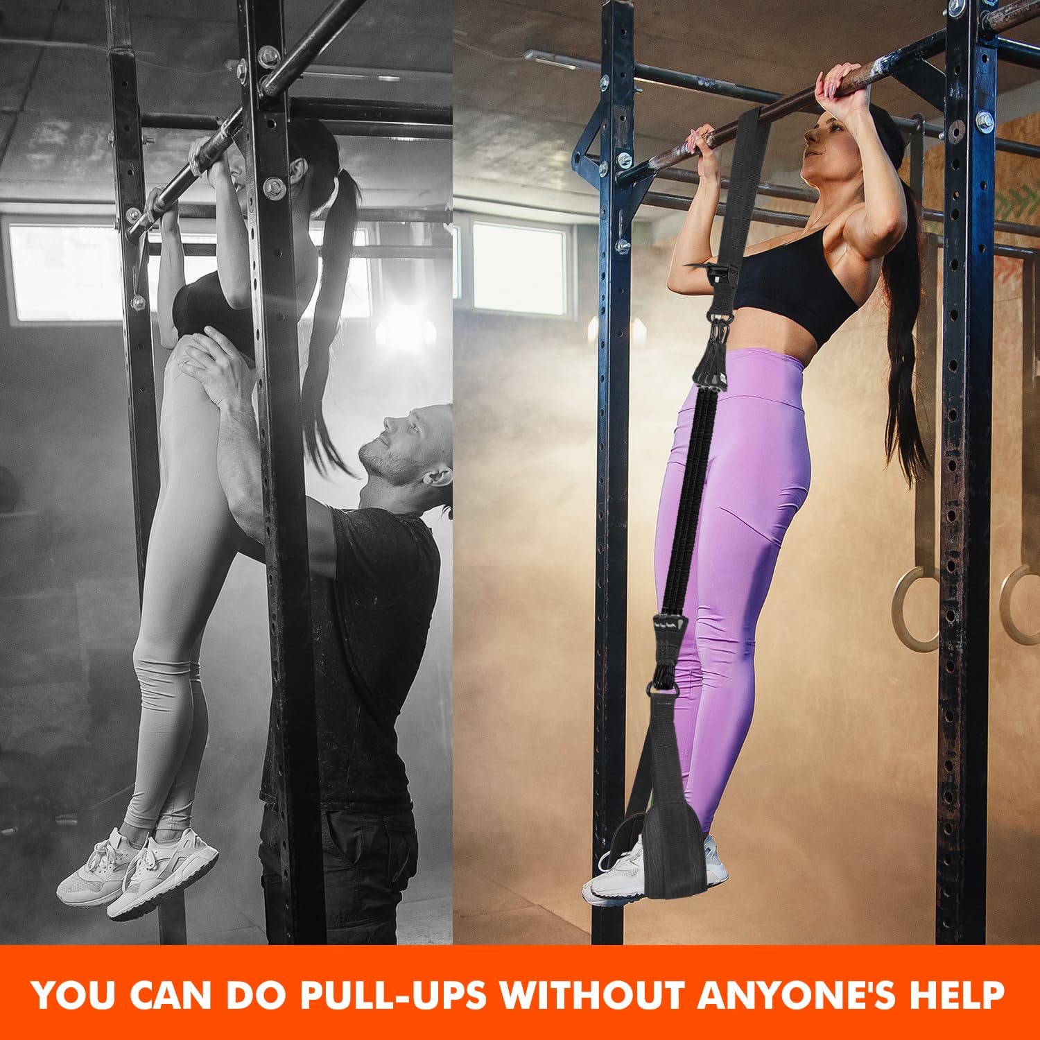 Snapklik.com : Pull Up Assistance Bands, Heavy-Duty Assisted Pull Up ...