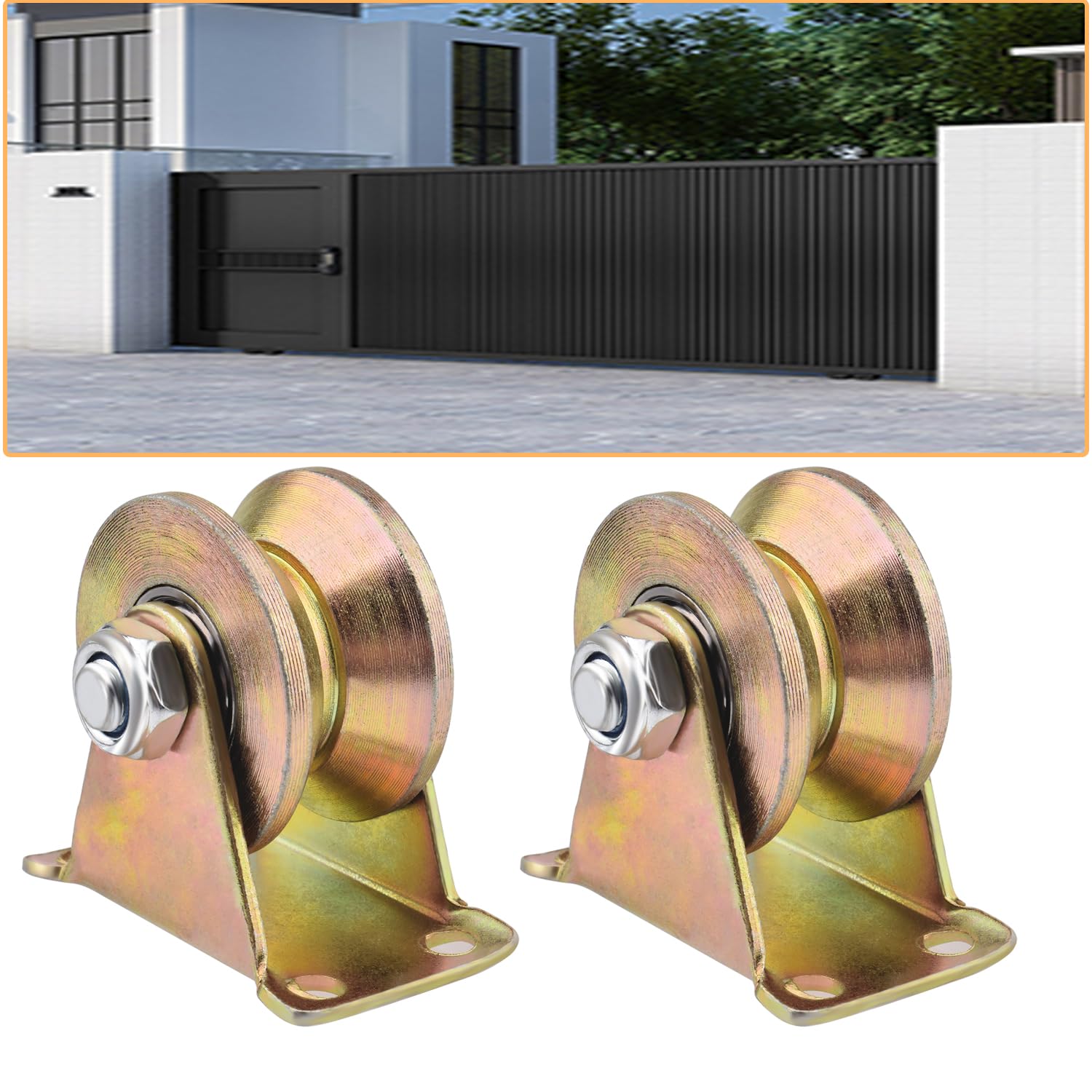 4Pack 2 V Groove Wheel, Heavy Duty Rigid Roller, Australia | Ubuy