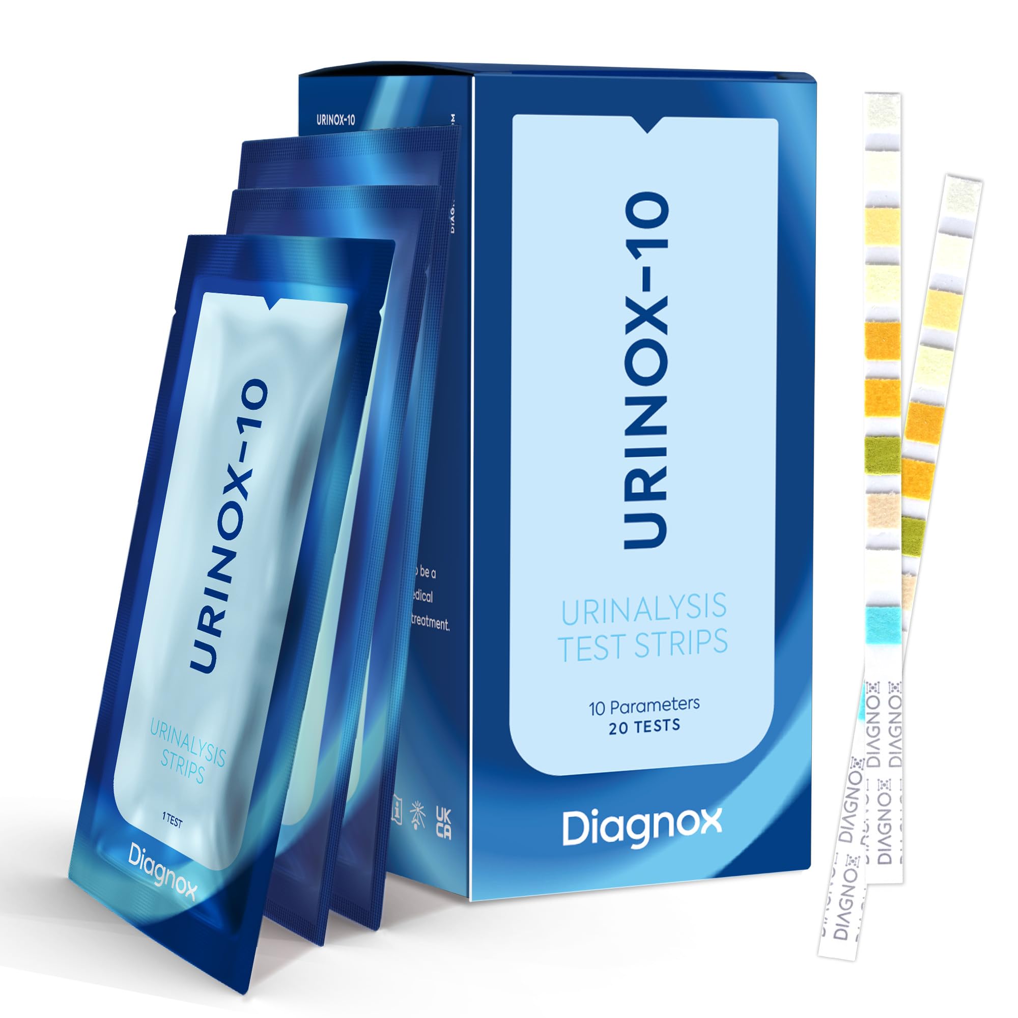 10 Parameter Urine Test Strips - Individually Packed & Clinical Grade ...