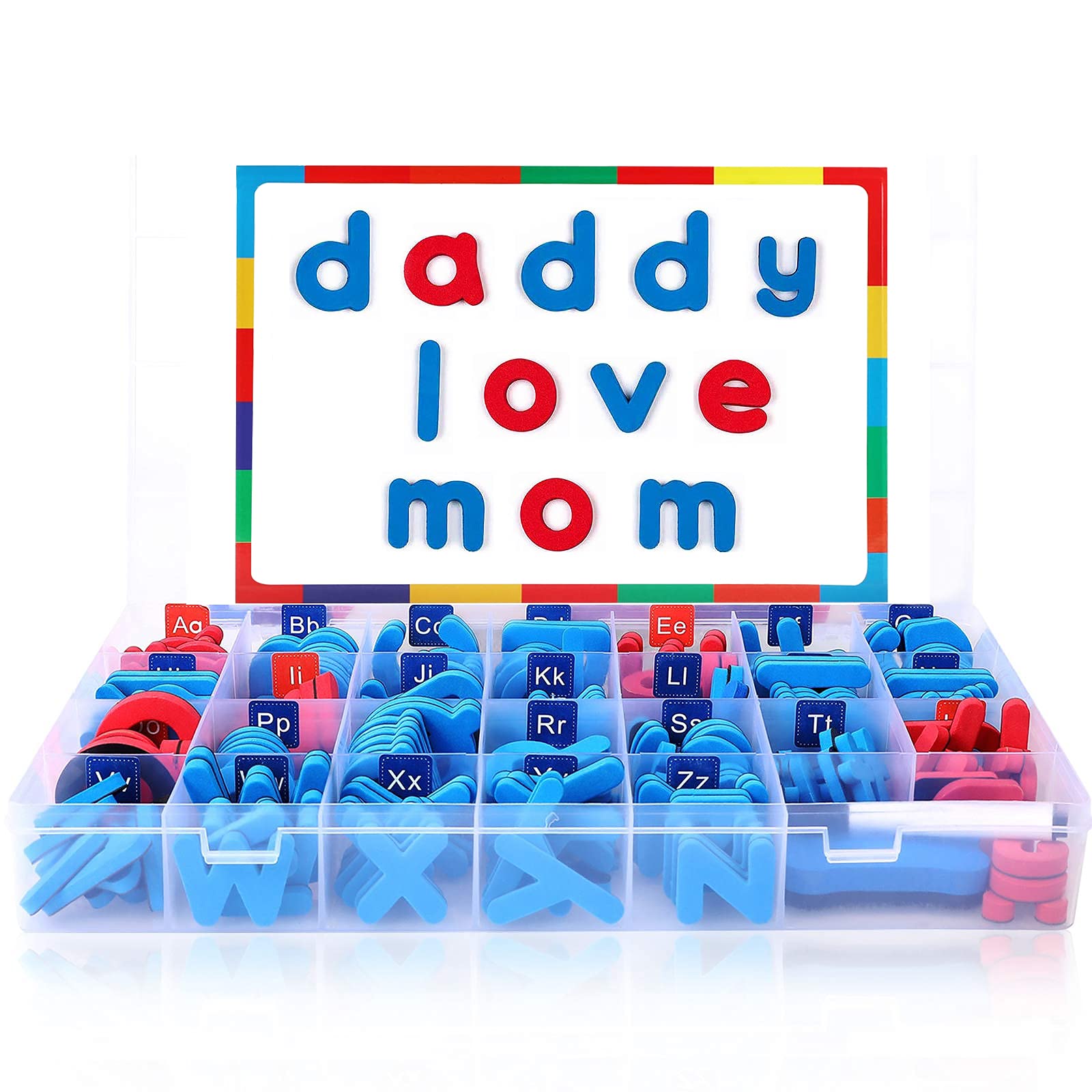 Buy Classroom Magnetic Letters Kit with Double-Side Magnet Board - Foam ...