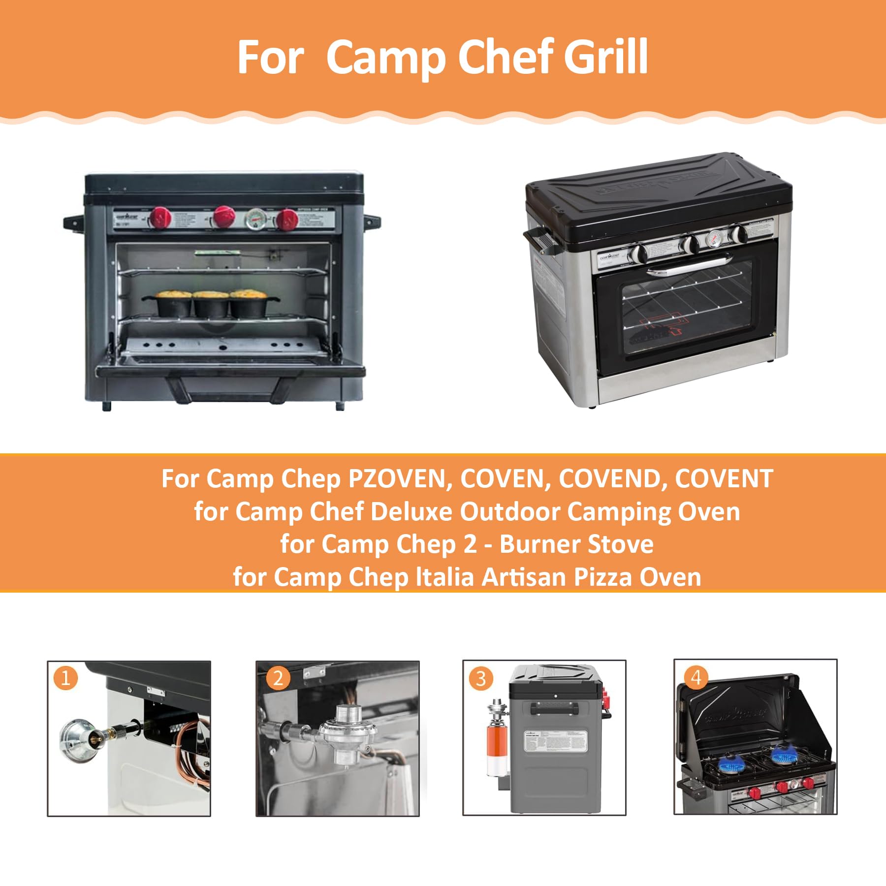 Snapklik.com : Oven Regulator For Camp Chef Deluxe Outdoor Camp Oven ...