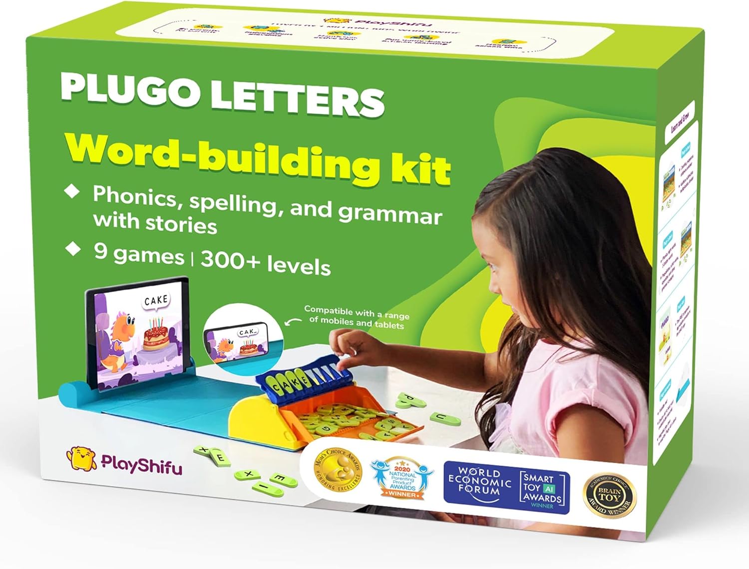 PlayShifu Educational Word Game - Plugo Letters (Kit + App with 9 ...