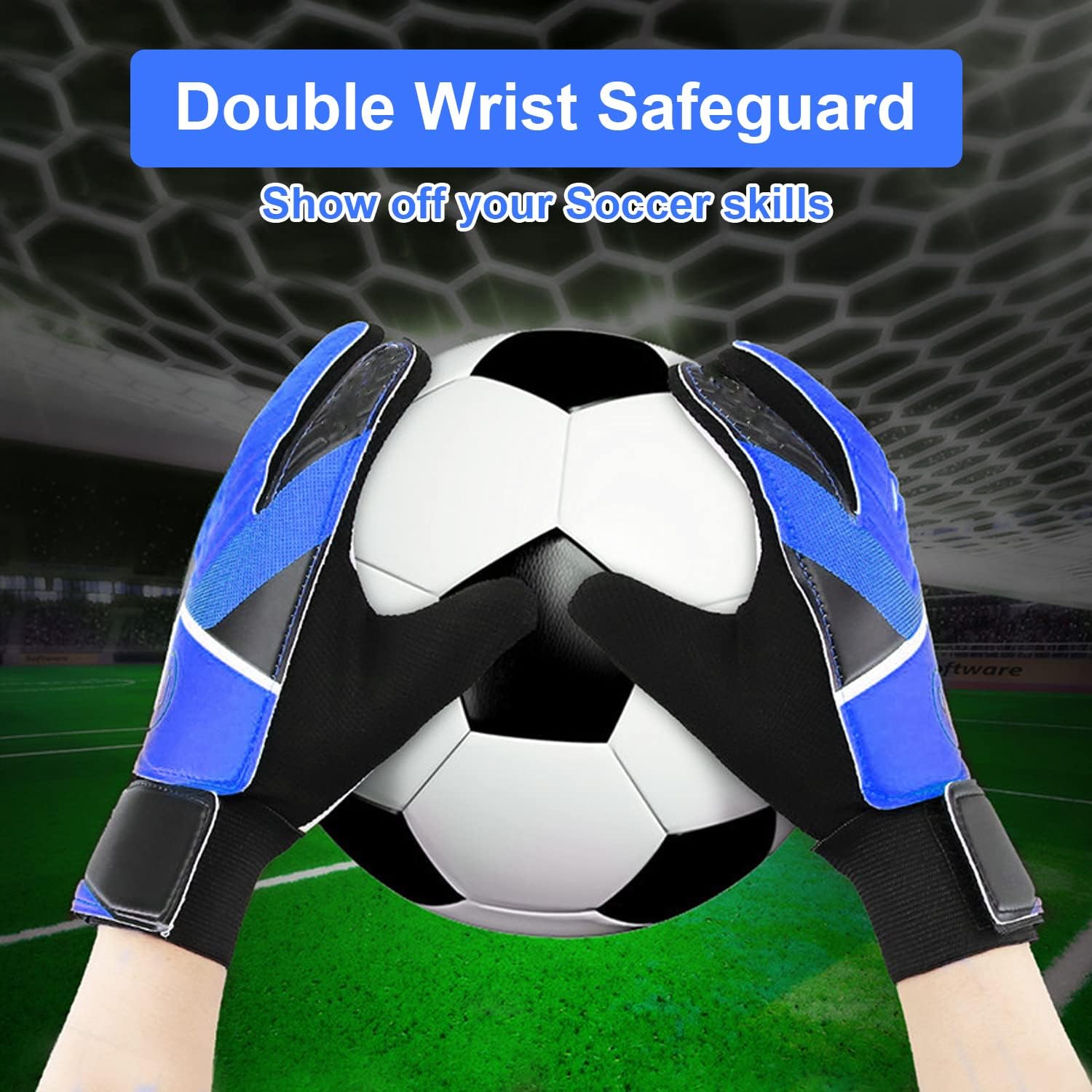 Goalkeeper Gloves Children, Boys and Girls, Football Gloves for ...