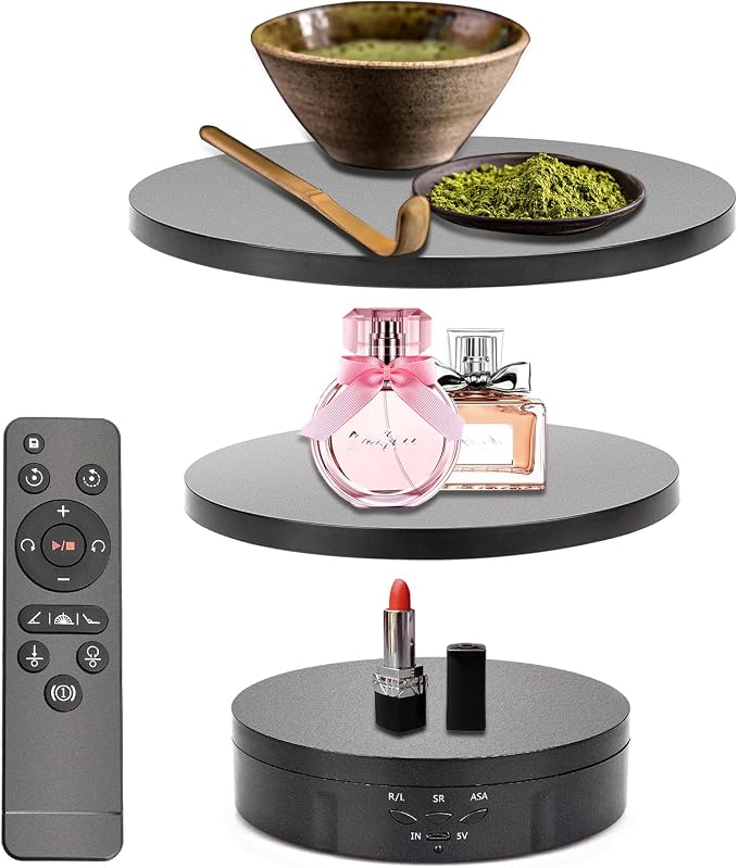 Leadleds 3 in 1 Electric Rotating Turntable with 18cm / 22cm ...