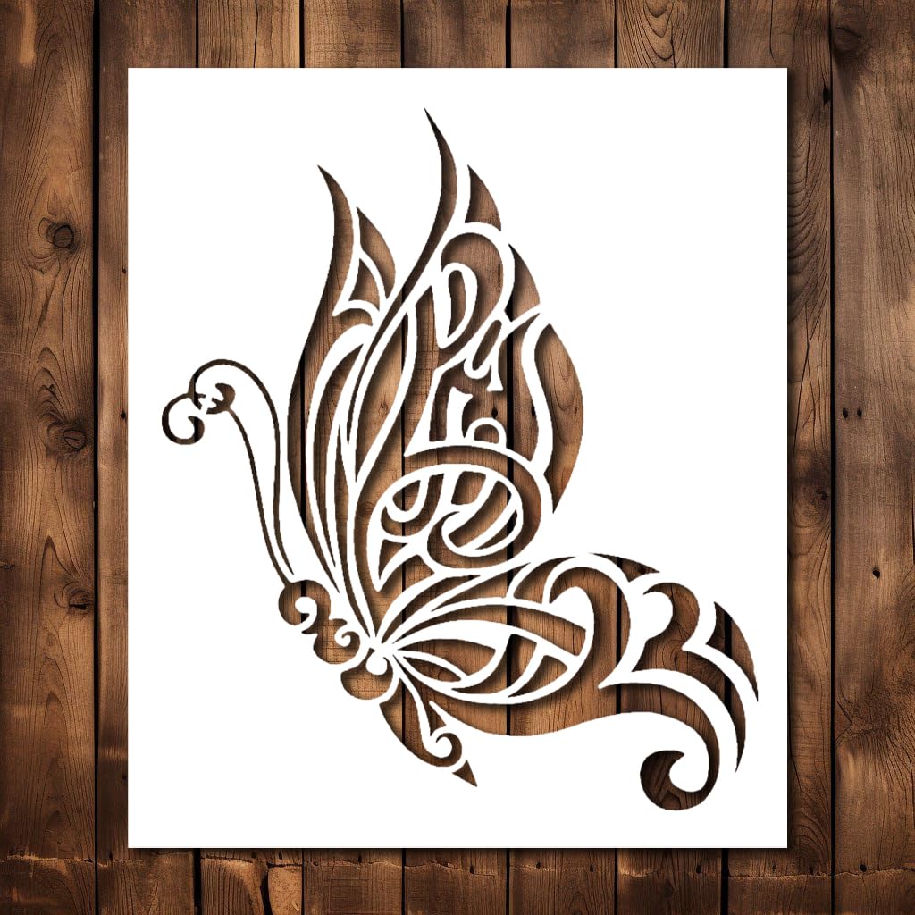 Amazon.com : Butterfly Stencil Template - Reusable Large Small ...