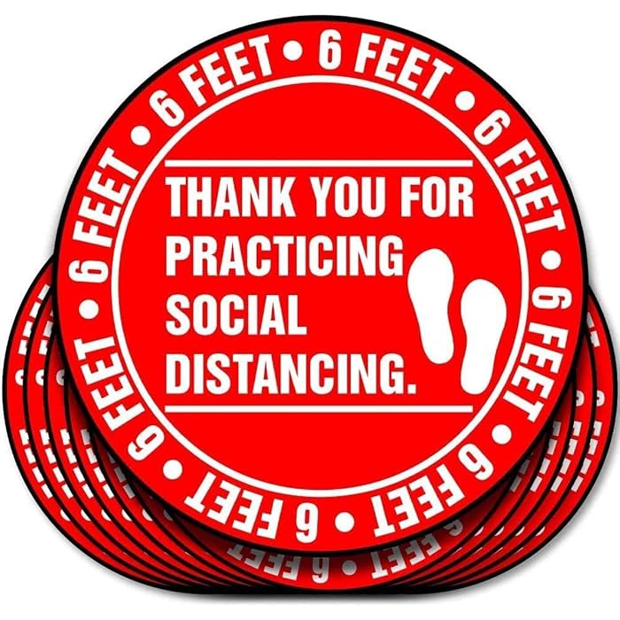 Buy Beibi Floor Stickers Floor Decals 10 Decals of 6 Feet Specialized ...