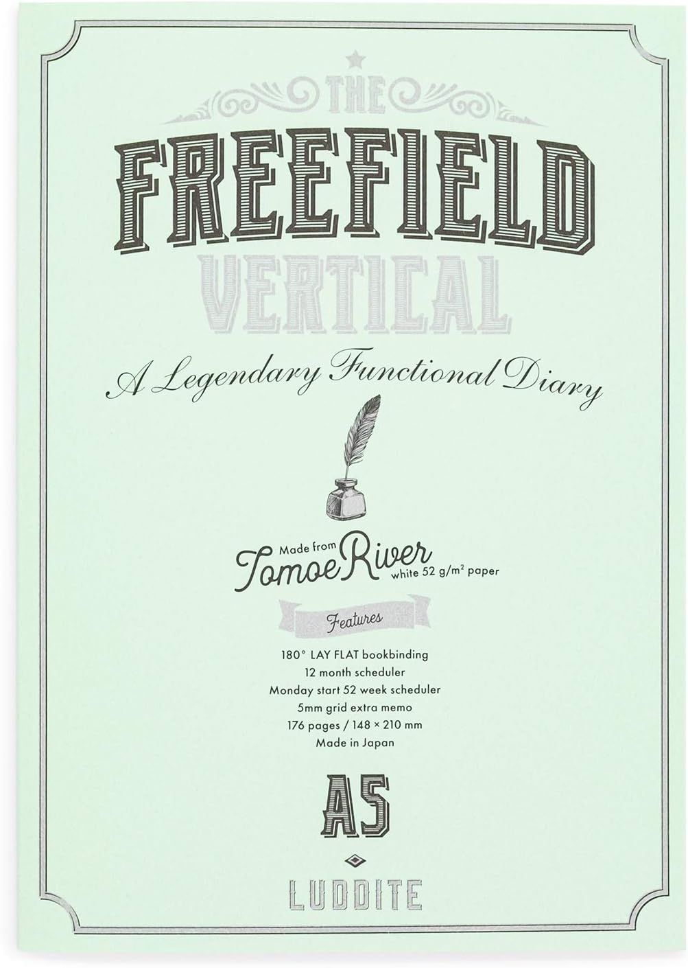 Amazon.com : Luddite NOTE-A5FPR-23 Notebook, Date-Free, A5, Free-Field ...