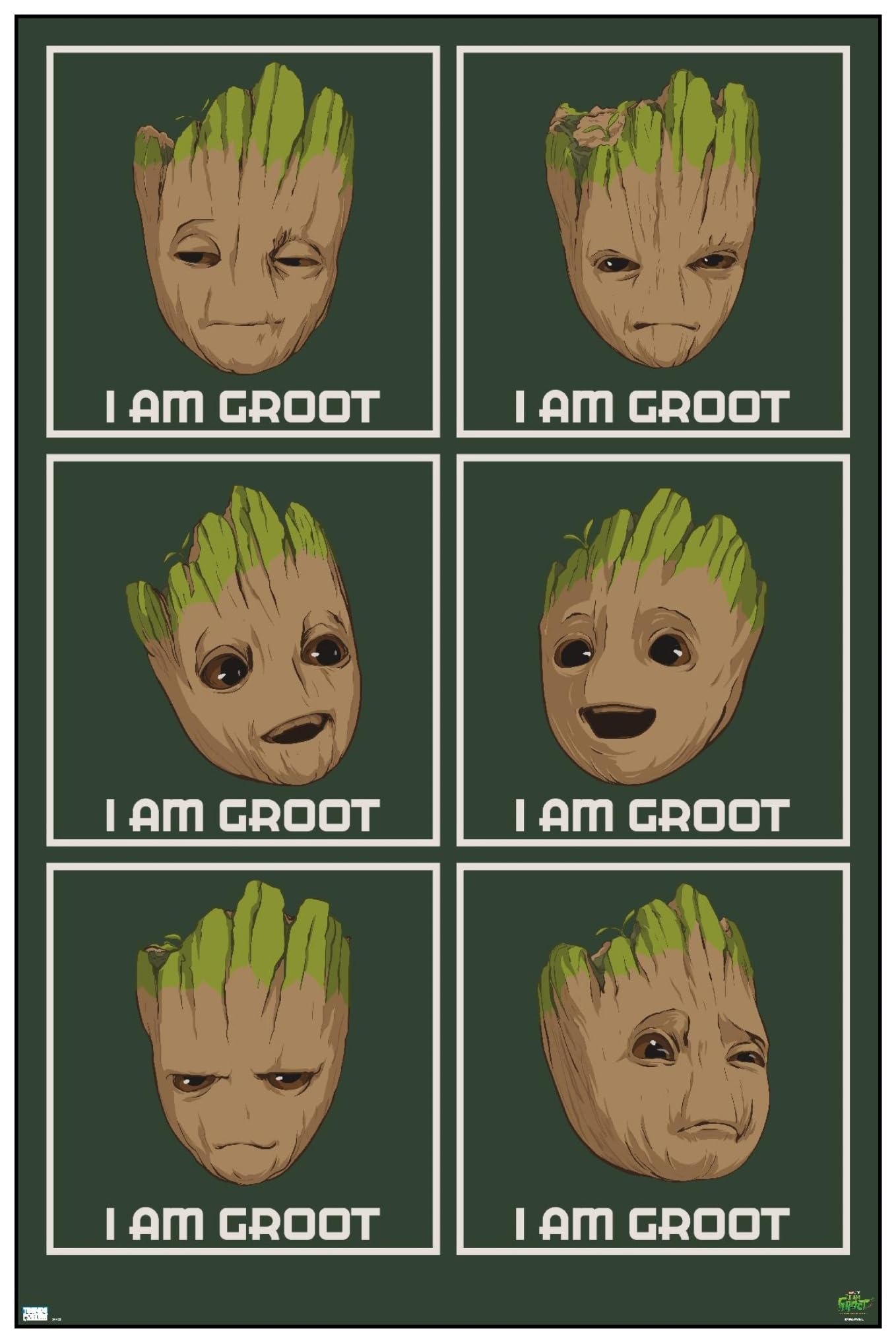 Amazon.com: Trends International Marvel I Am Groot: Season 2 - I Am ...