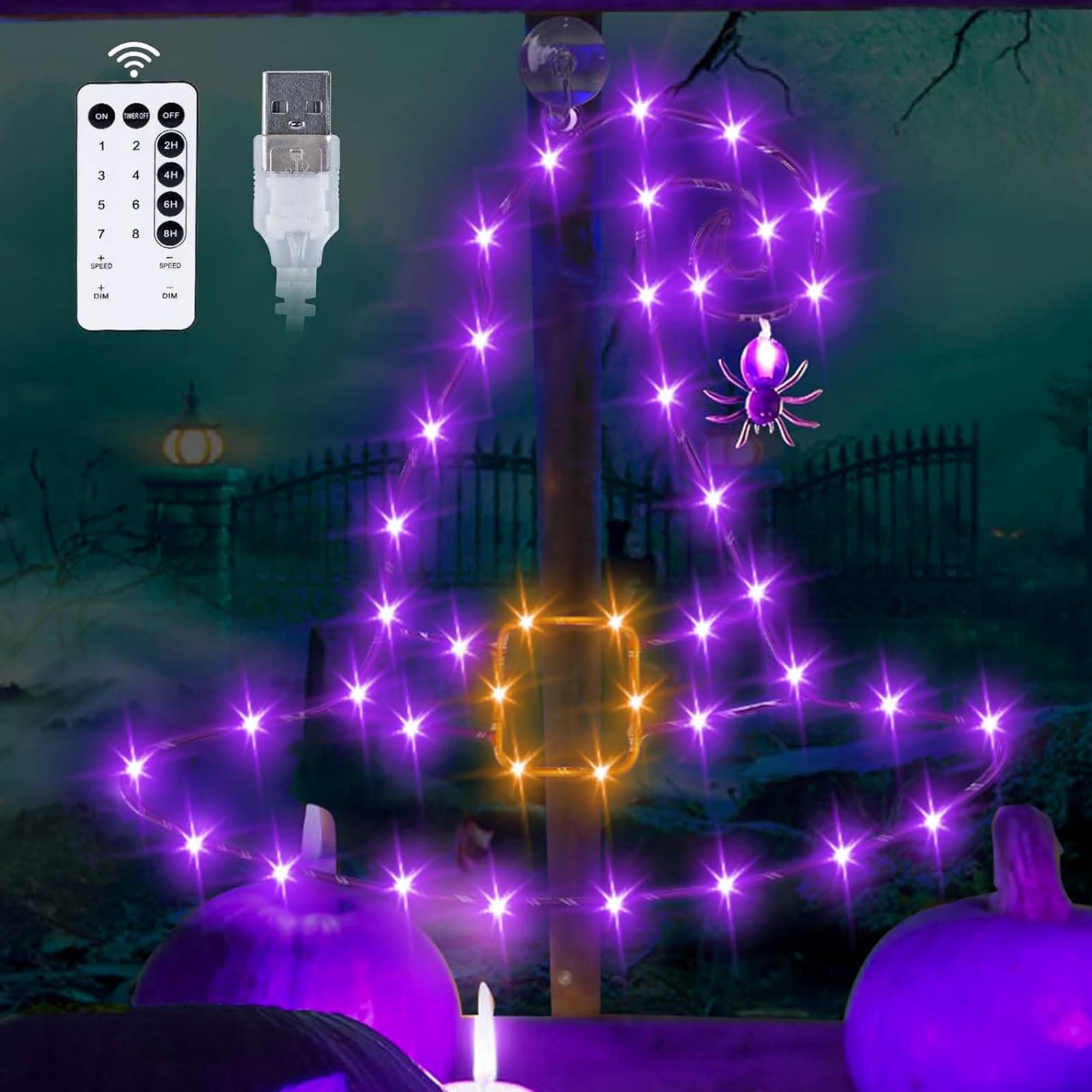 Amazon.com: Northlight 15" Lighted Bat Halloween Window Silhouette ...