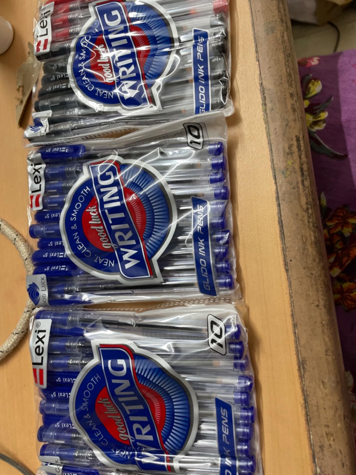 Lexi 5n I School Pen I Office Pen I Pocket Ball Pen I Blue, Black & Red ...