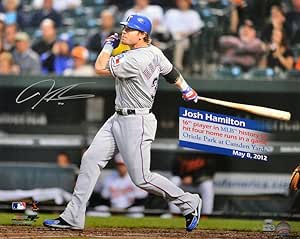 Josh Hamilton 16x20 Signed Photo - MLB Holo & JSA/SM - JSA Certified ...