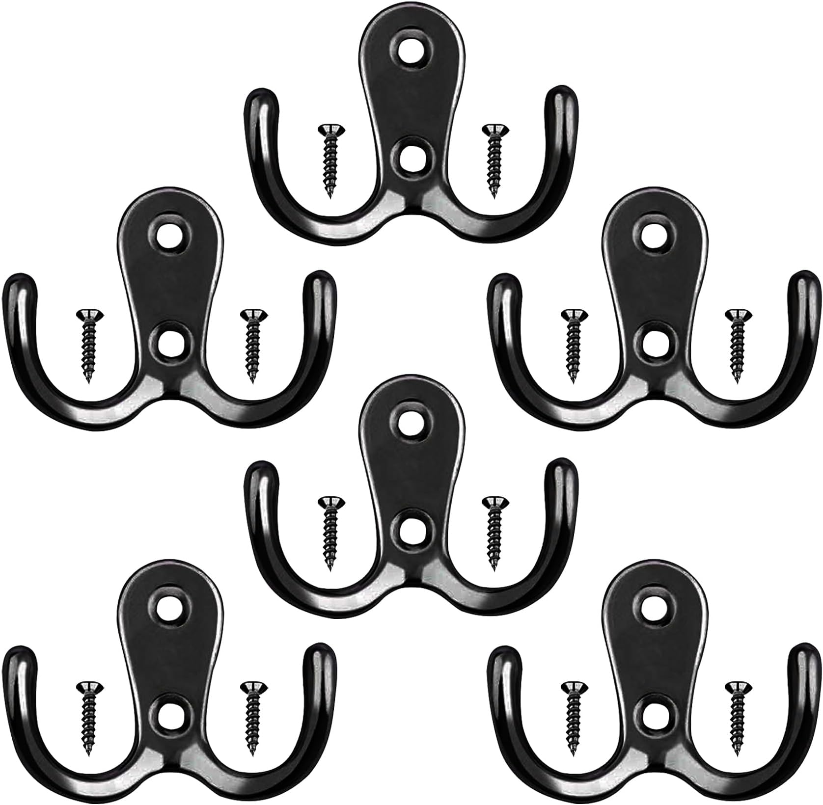 Back Door Hooks Coat Hooks Prong Door Clothes Hooks Metal Door Hook ...