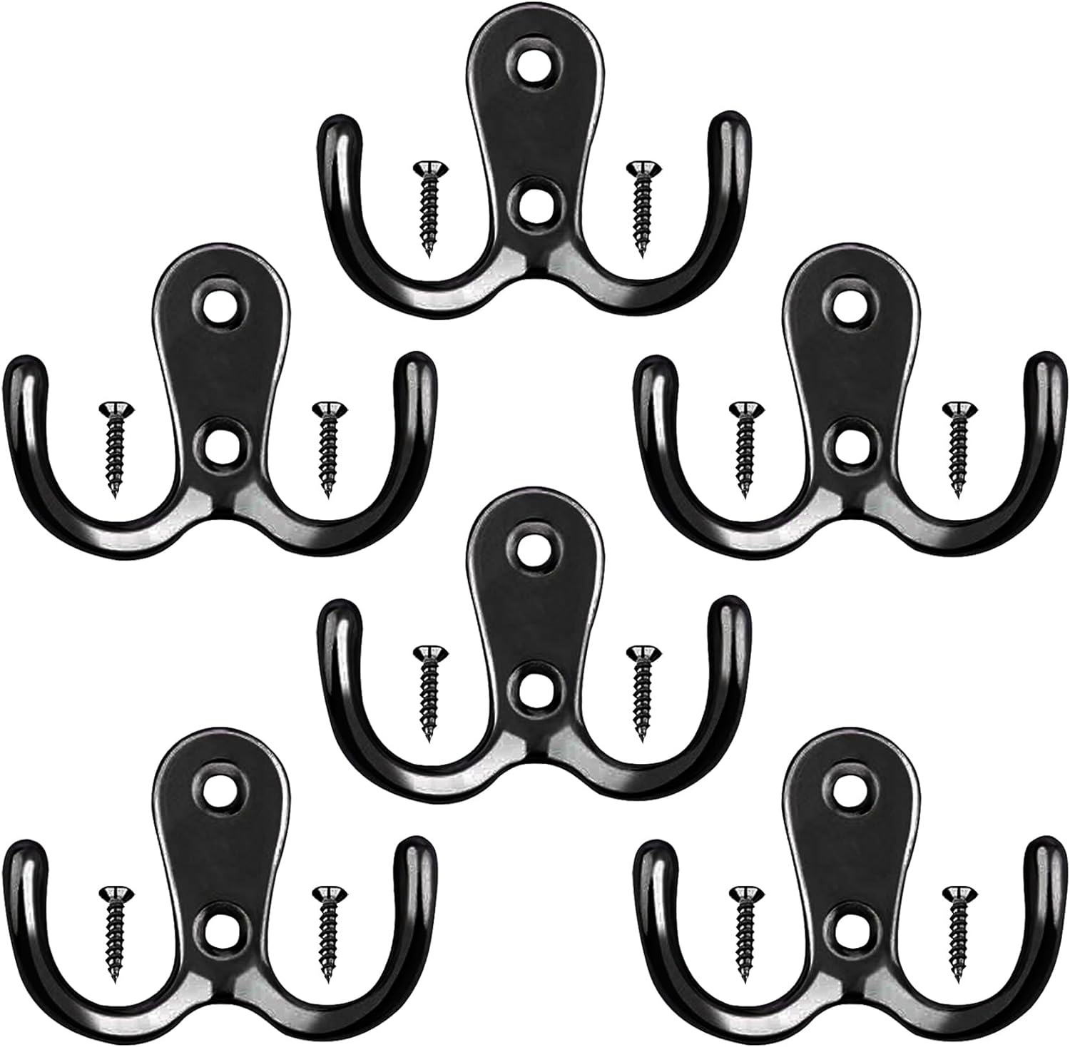 Back Door Hooks Coat Hooks Prong Door Clothes Hooks Metal Door Hook ...