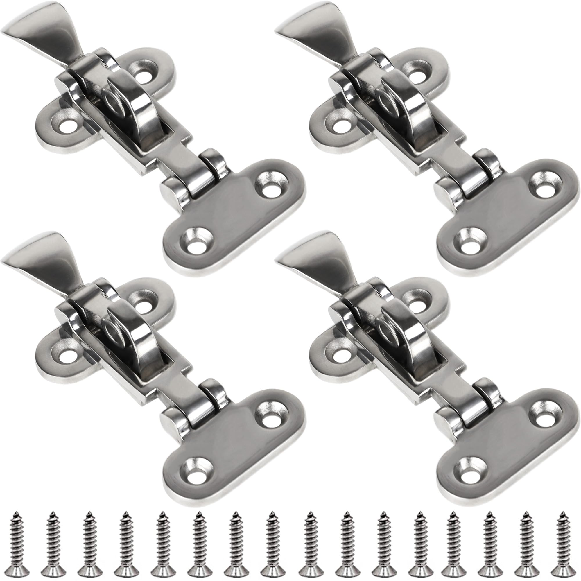 Snapklik.com : YANYUCB Boat Door Lock Latch Anti-Rattle 316 Stainless ...