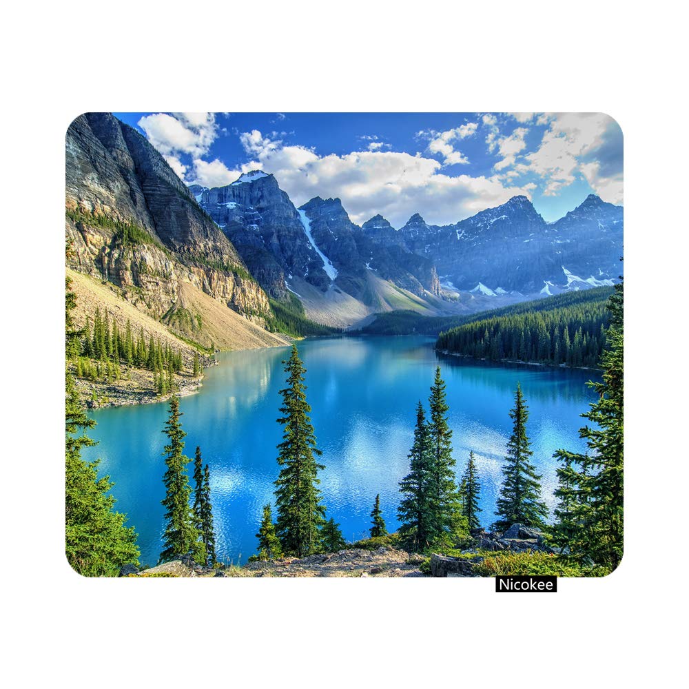 Amazon.com: Nicokee Gaming Mouse Pad Landscape Canadian Rockies ...
