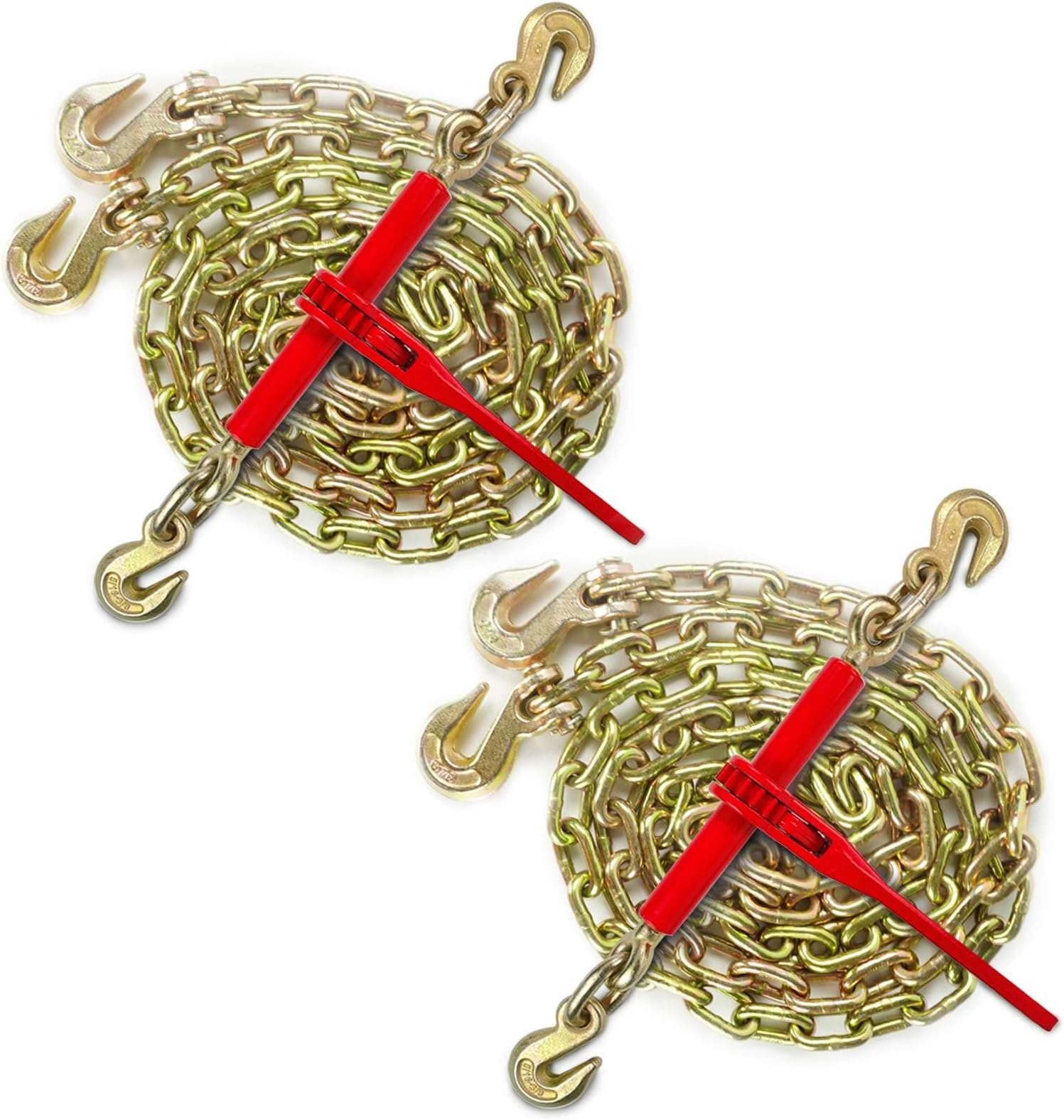 Amazon.com: SPARKWHIZ Tow Chain Ratchet Binder, Load Binder with 12 ...