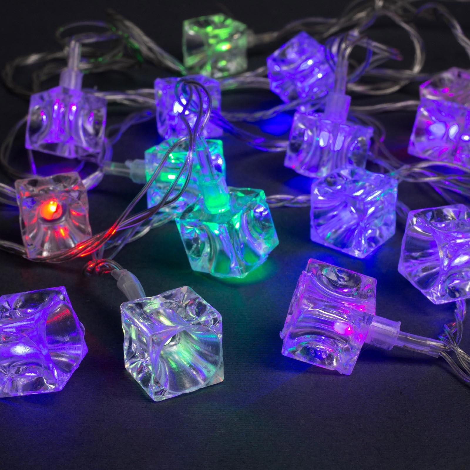 Party Propz Multicolour Cube Led Lights For Home Decoration- 4m, 10 ...