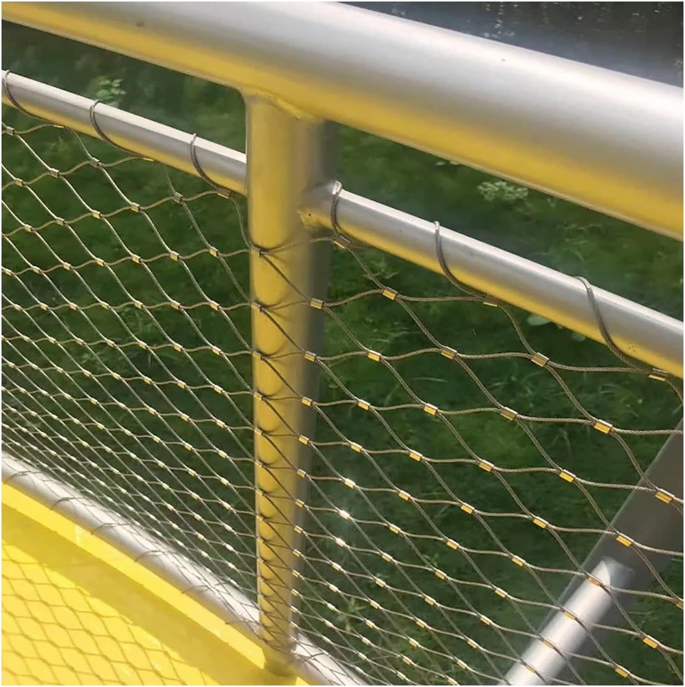 Amazon.com: Stainless Steel Wire Rope Mesh,rope safety net,Snap Woven ...