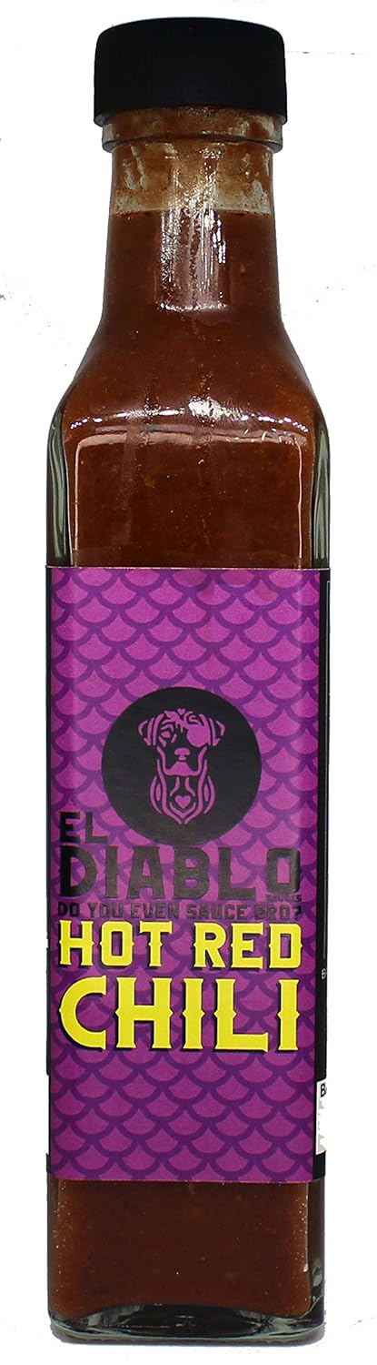 EL Diablo Hot Chili Sauce Gluten Free Fresh Natural Ingredients 100% ...