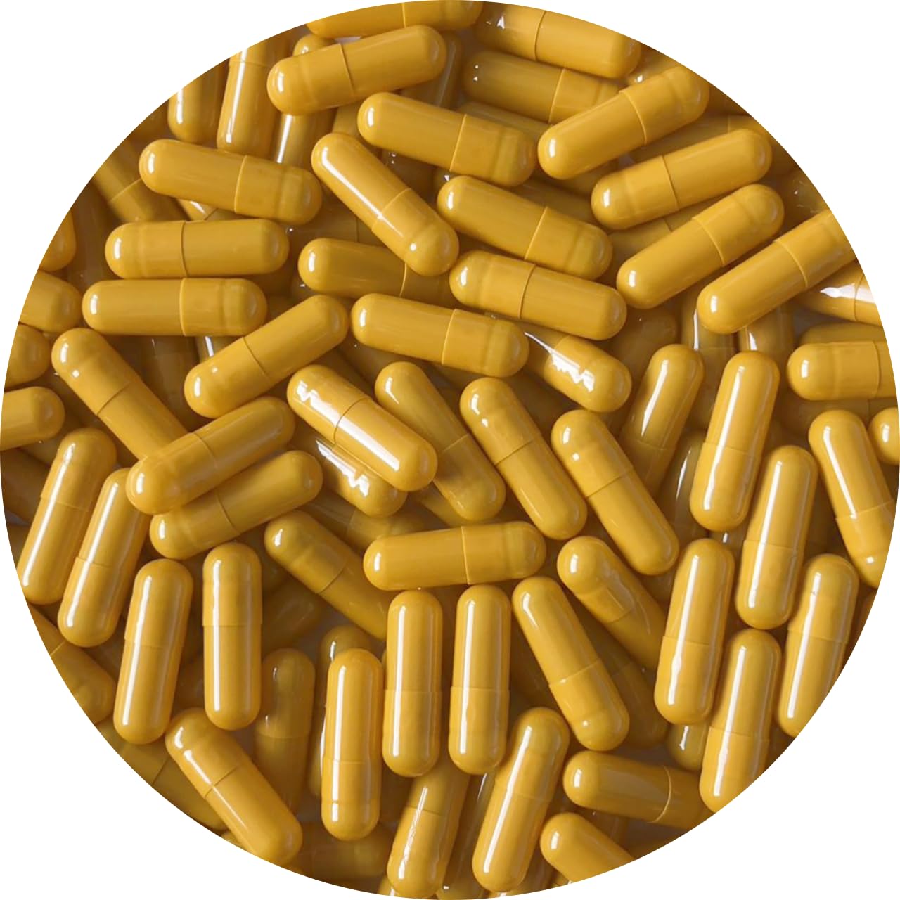 Pure Capsules® Size 0 Rich Yellow Empty Gelatine Capsule, Gel Capsule ...