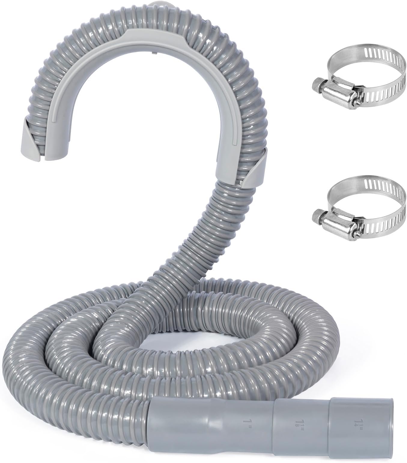 Amazon.com: 6ft Washing Machine Drain Hose, Universal Corrugated ...