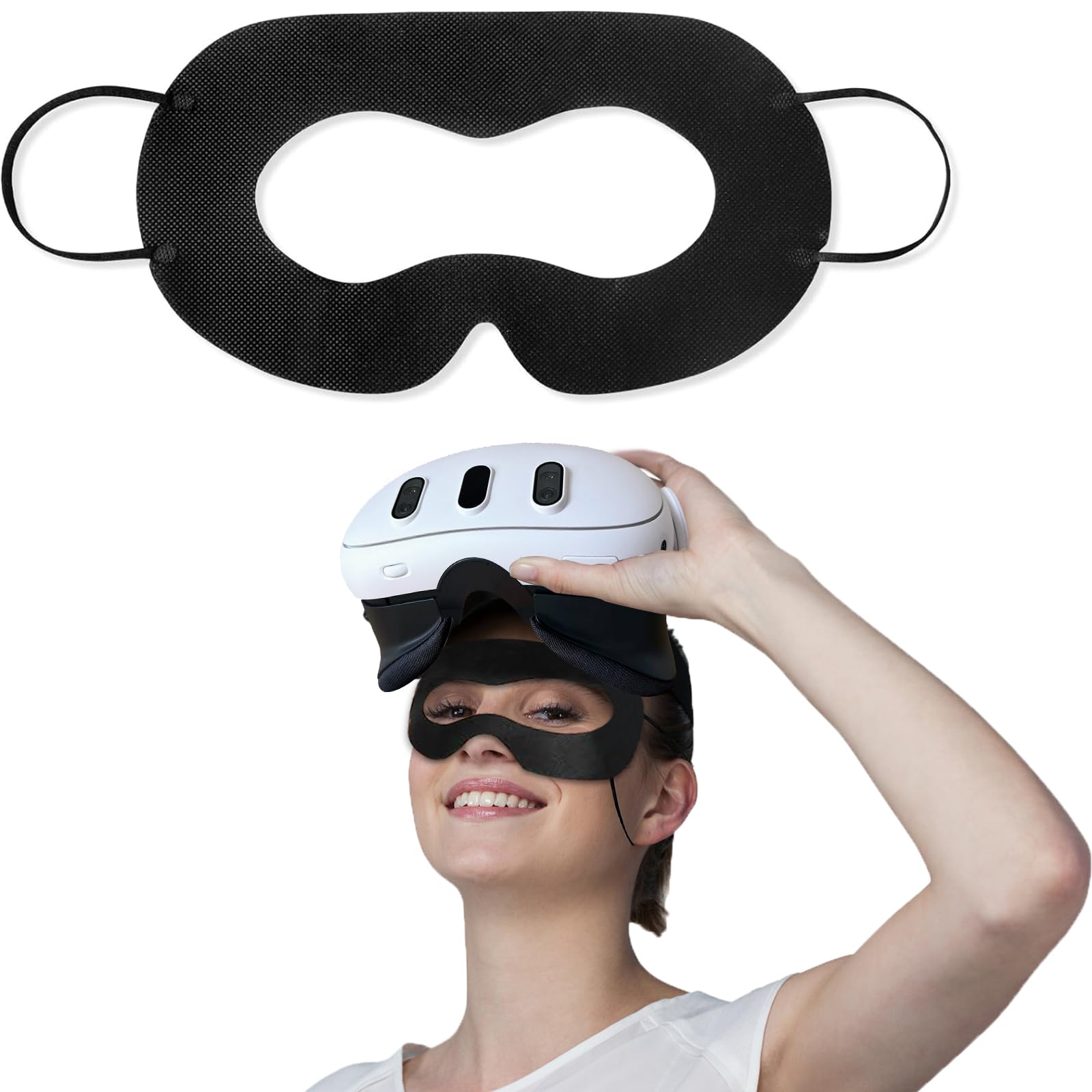 Amazon.com: FUYAHA VR Face Cover Disposable Hygiene VR Face Eyes Mask ...