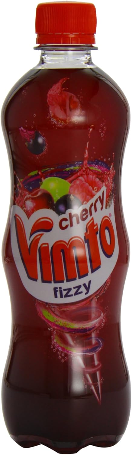 Cherry Vimto Fizzy 500 ml (Pack of 12) : Amazon.co.uk: Grocery