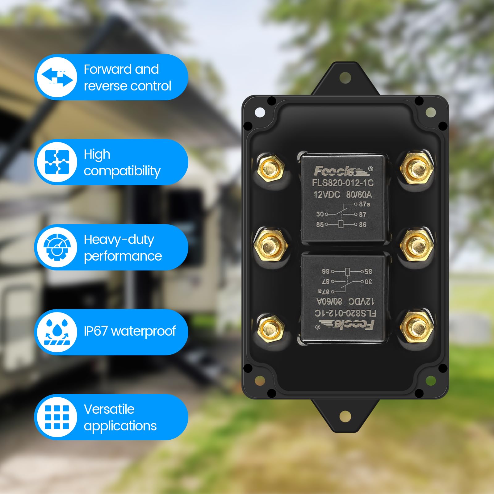 Snapklik.com : 12V Forward And Reverse Relay Module Reliable Motor ...