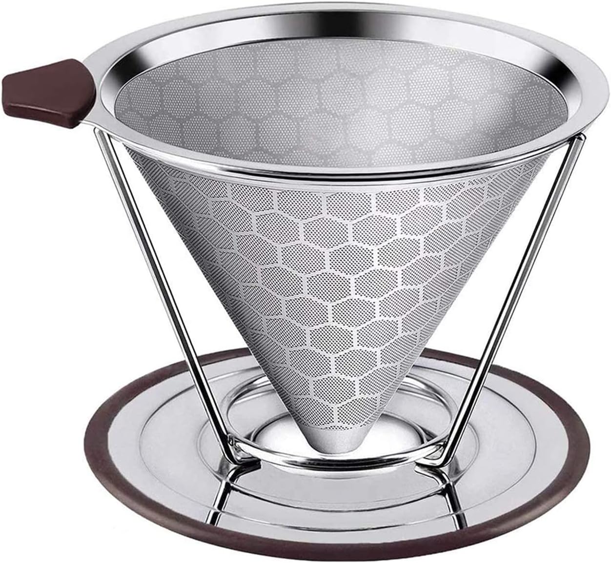 Amazon.com: Ikea 3-Piece Metal Filter Coffee Set, Stainless Steel: Home ...