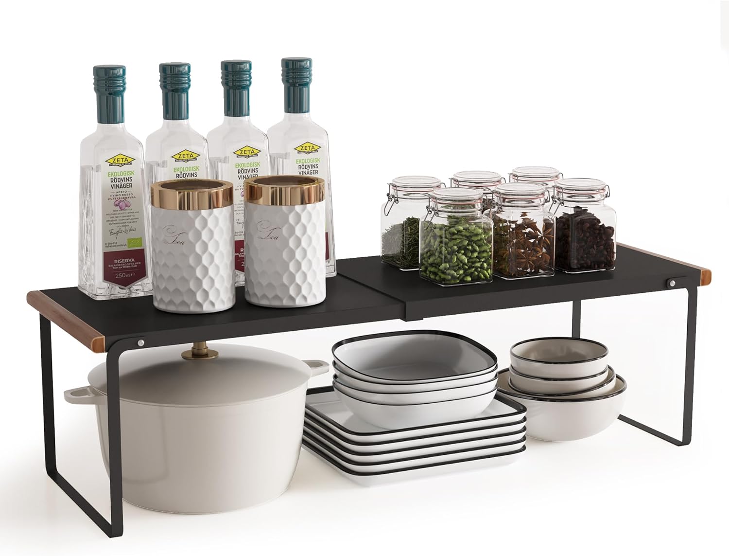 Amazon.com: WILDMOS Expandable Kitchen Countertop Organizer Shelf ...
