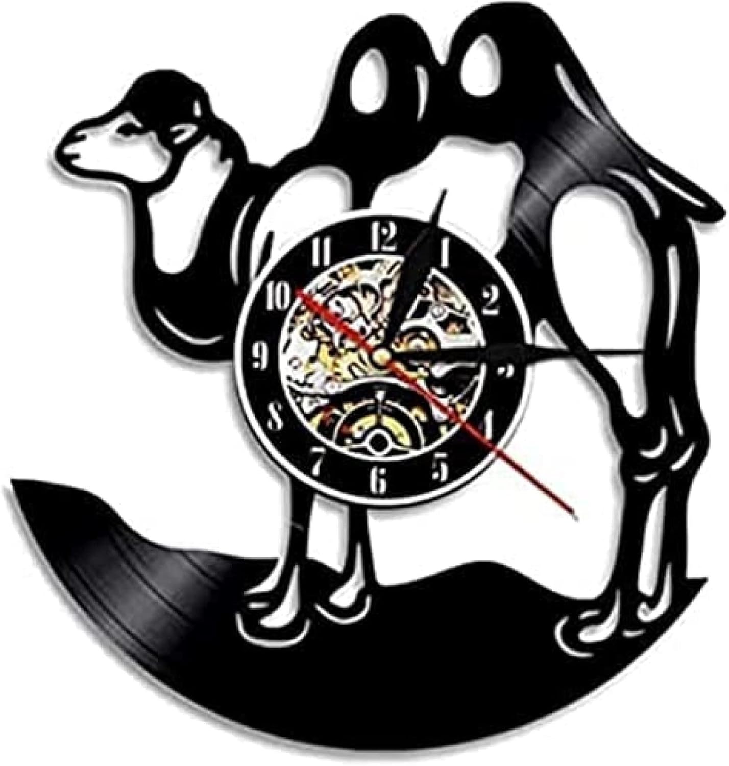 Amazon.com: African Safari Vinyl Record Clock Wall Art Home Decor ...