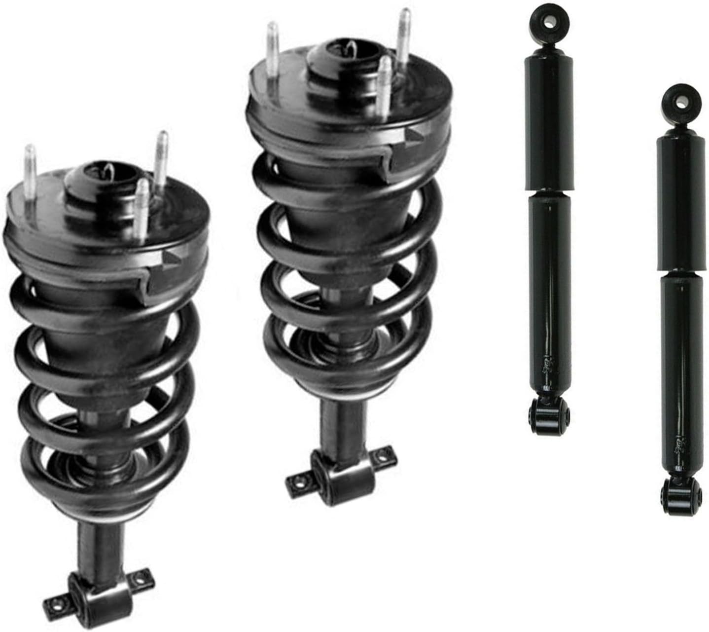 Amazon.com: FCS Front Struts & Coil Springs Rear Shocks Kit For Chevy ...